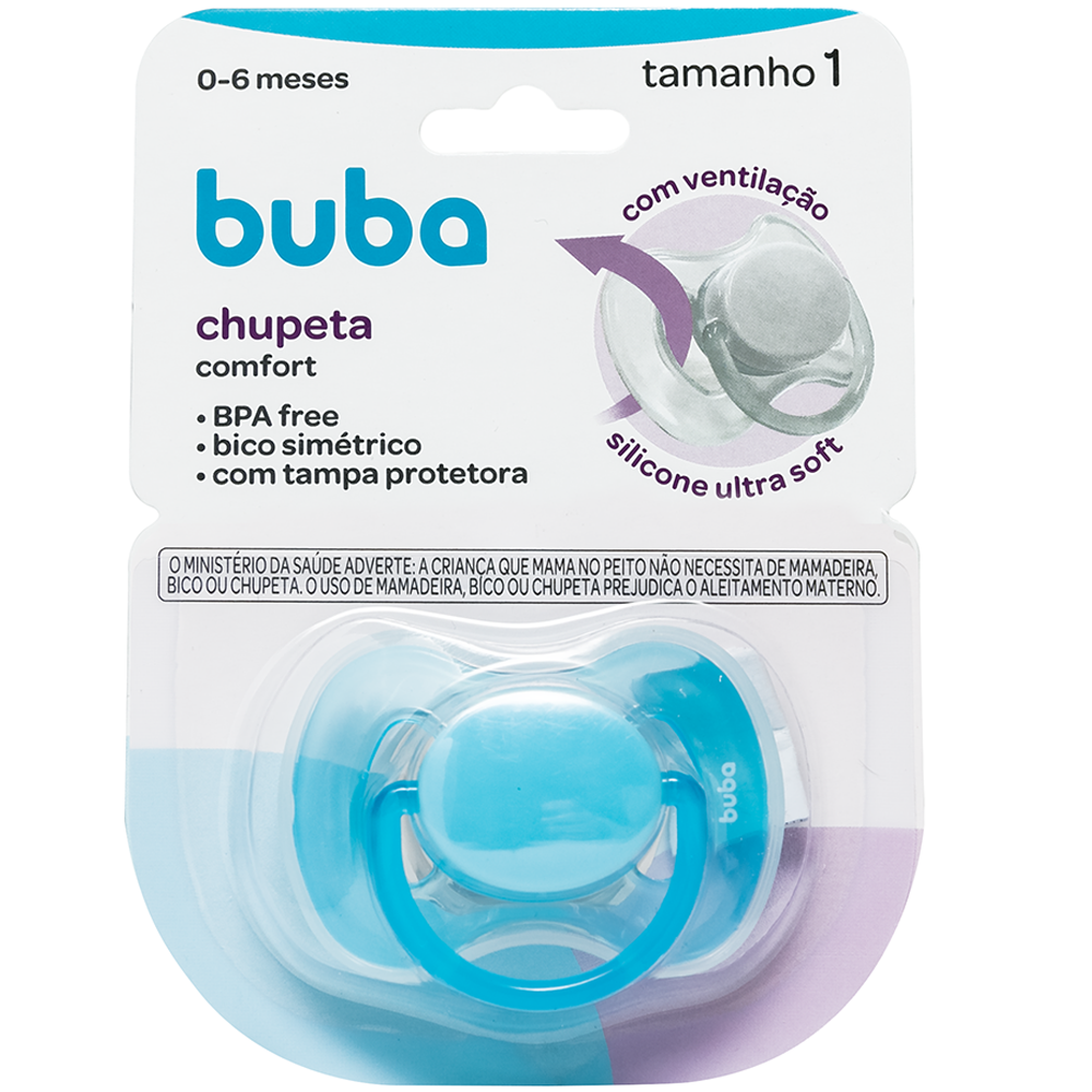 Chupeta Buba Comfort Azul – Amore Online